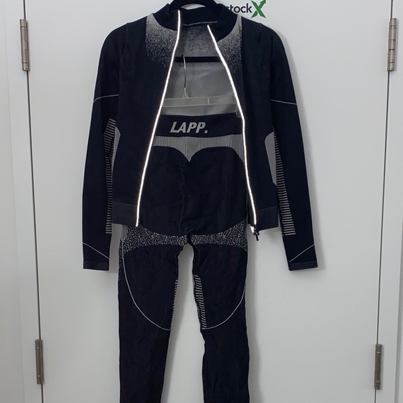 lapp | Tops | Lapp The Brand 2 Piece Set Zip Up Top And Leggings | Poshmark